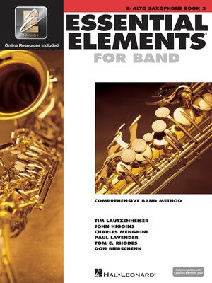 Essential Elements for Band - Alto Saxophone Book 2 – Jam It Reeds