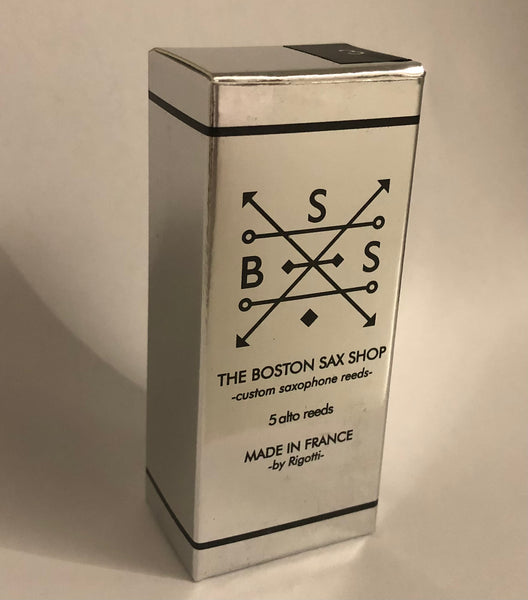 Boston Sax Shop Reeds Silver Label Alto Saxophone - Box of 5 – Jam It Reeds